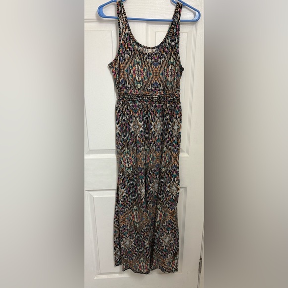Mudd | Dresses | Mudd Multicolor Sleeveless Maxi Dress With Seethrough ...